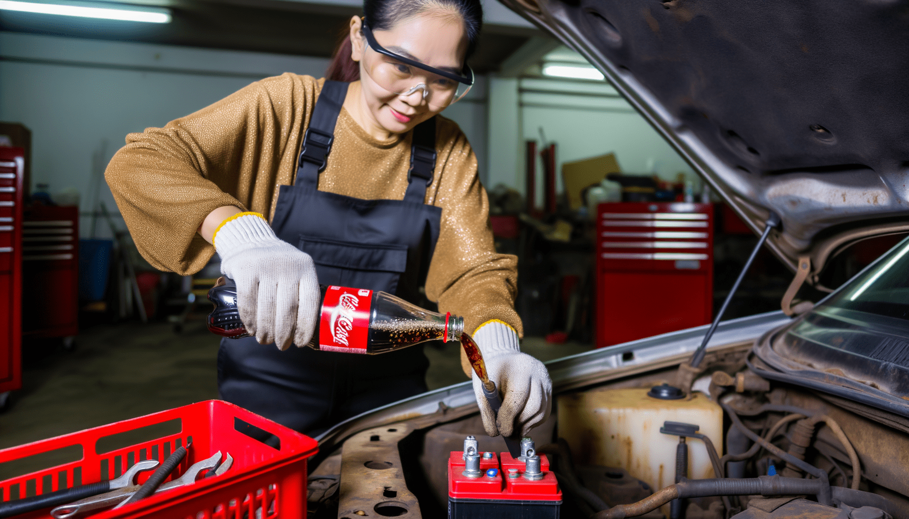 Use Coca-Cola To Clean Car Battery Terminals